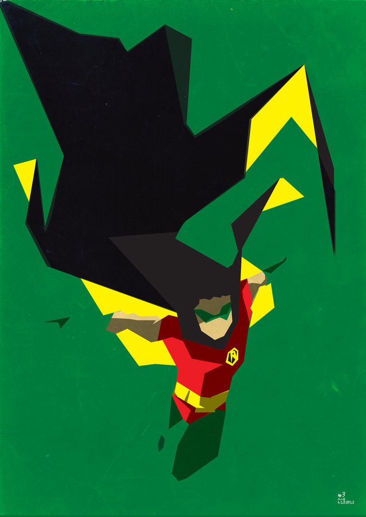 Illustrations minimalistes de comics par ColourOnly85