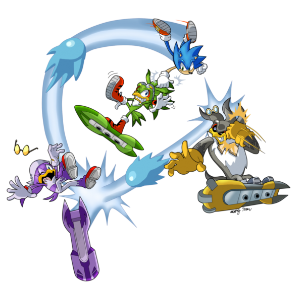 Les illustrations du monde de Sonic par Anthony Tyler Brown