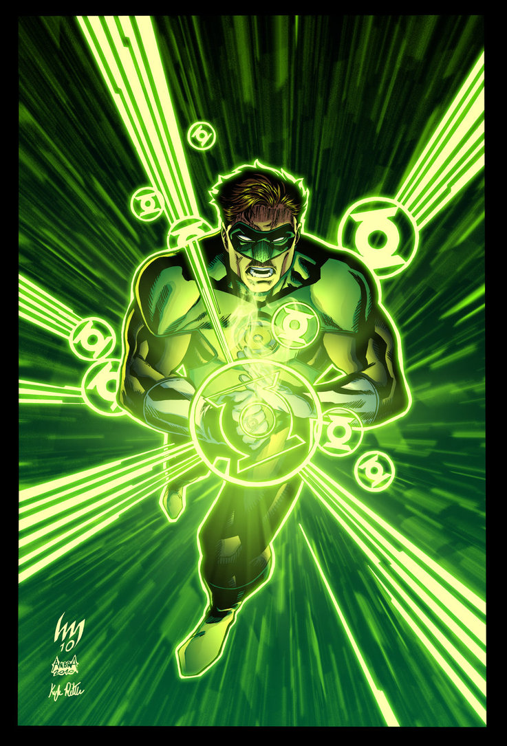 Les illustrations de super-héros par Kyle Ritter