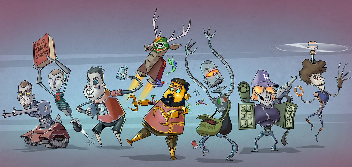 Les illustrations cartoons de Dominic Sodano