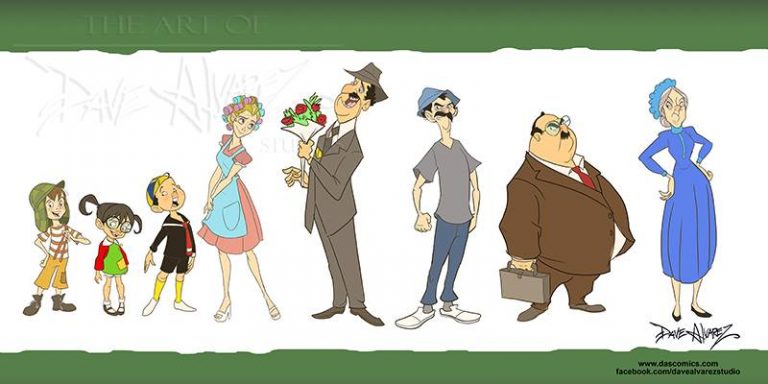 Les personnages de Dave Alvarez