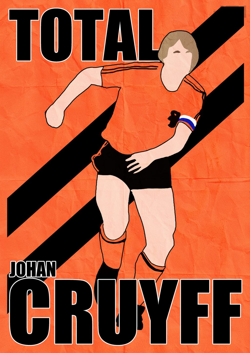 Les légendes du football en affiches minimalistes par John Sideris