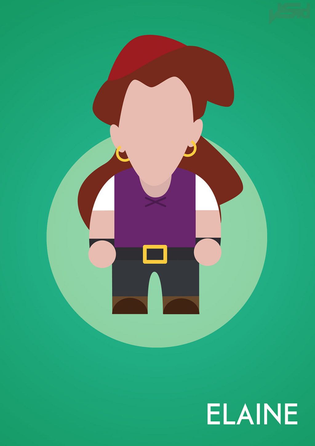 John Sideris et ses affiches minimalistes de Personnages de jeux-vidéo