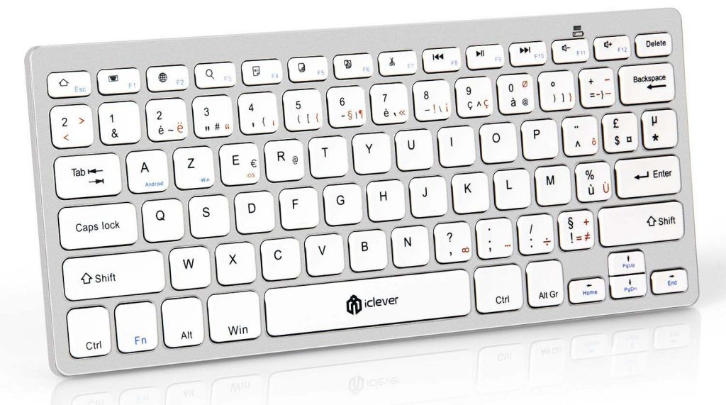 Découverte du mini clavier bluetooth AZERTY iClever